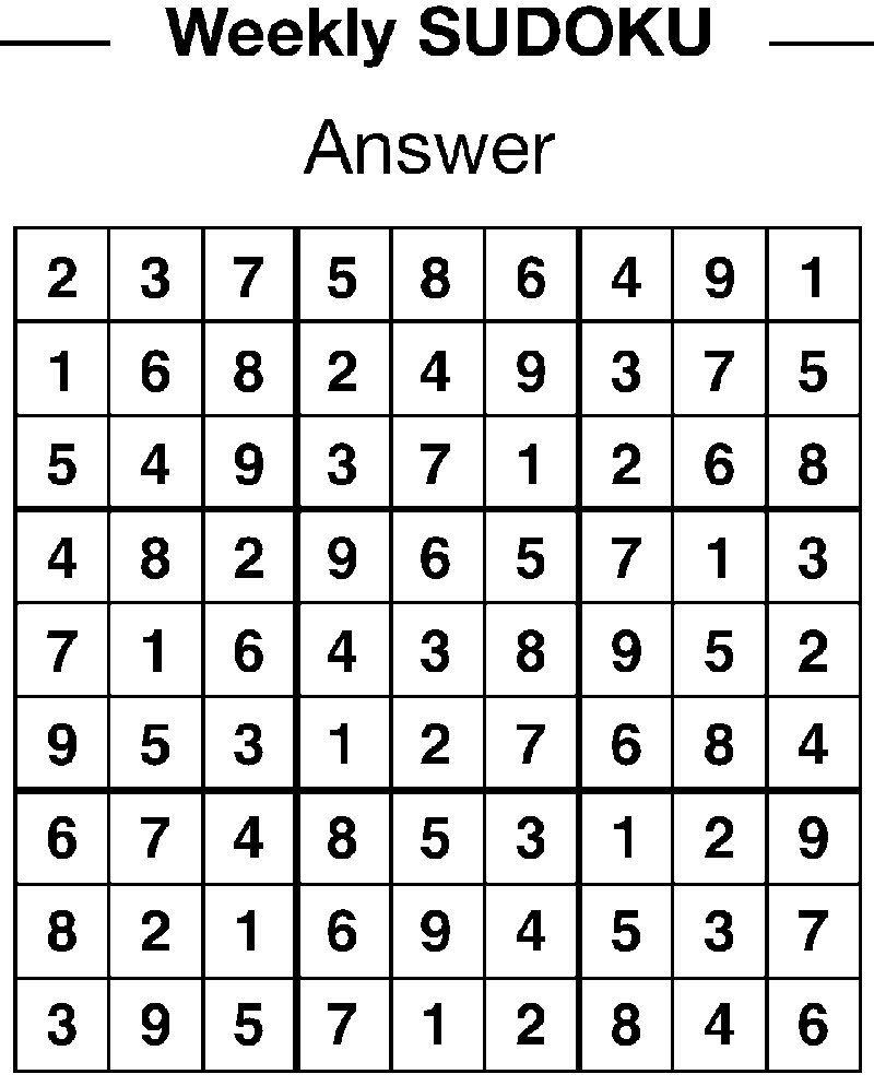 The Games Answers | CITYVIEW