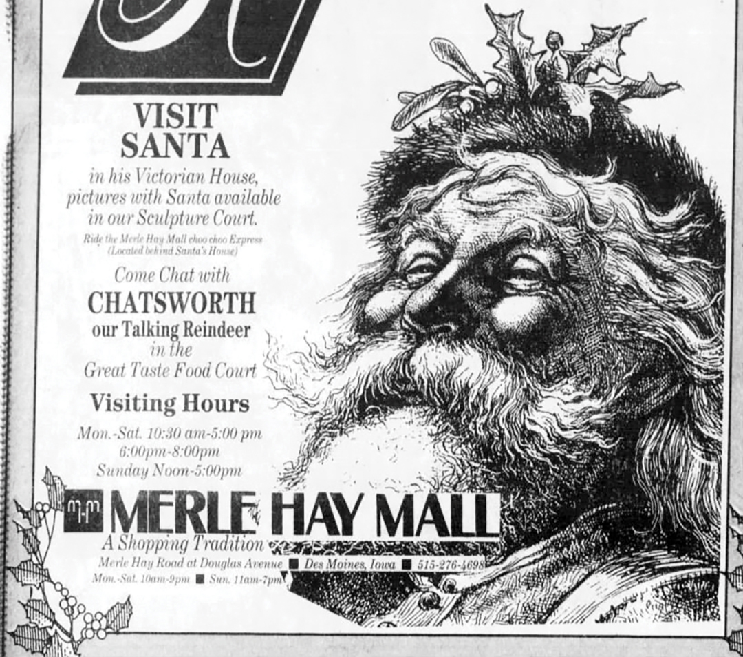 Chatsworth the talking reindeer, Toyland, caroling and luminaries ...